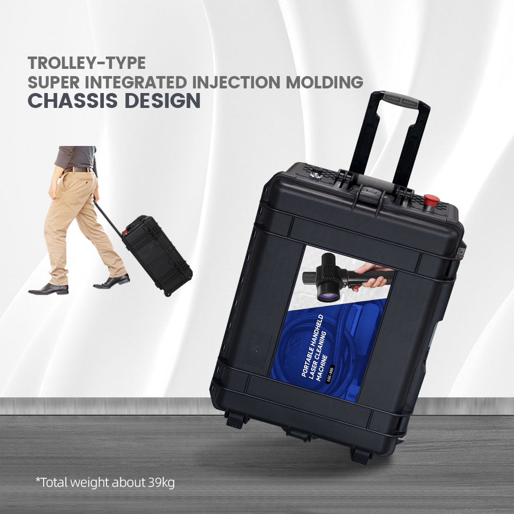 ZAC 200W Pulsed Laser Cleaning Machine Handheld Laser Rust Removal for ...